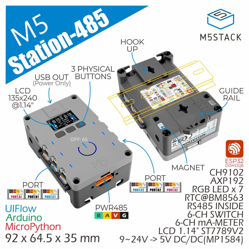 M5Stack用CardKB Mini カード型キーボードユニット V1.1（MEGA8A） — スイッチサイエンス
