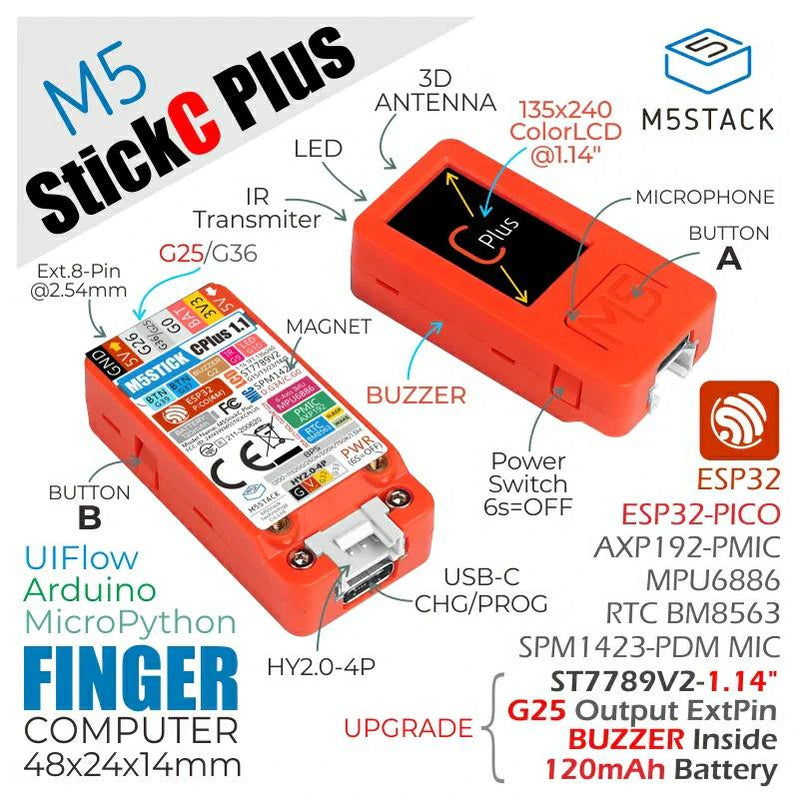 M5StickT-Lite — スイッチサイエンス