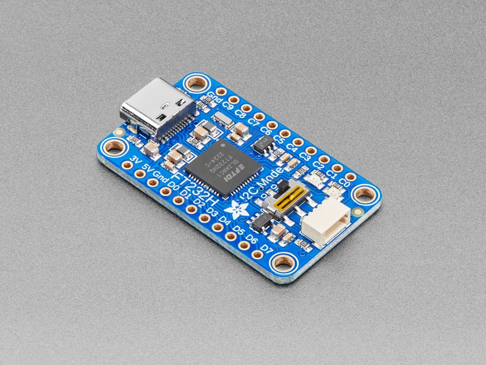 Adafruit FT232H搭載 変換基板 - USB to GPIO+SPI+I2C — スイッチサイエンス