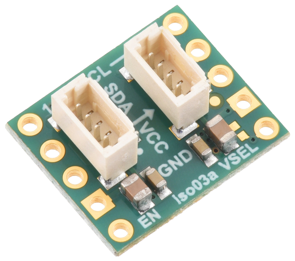 Pololu コネクタ付き電源分離 I2Cアイソレータ 5V/3.3V、200mA — スイッチサイエンス