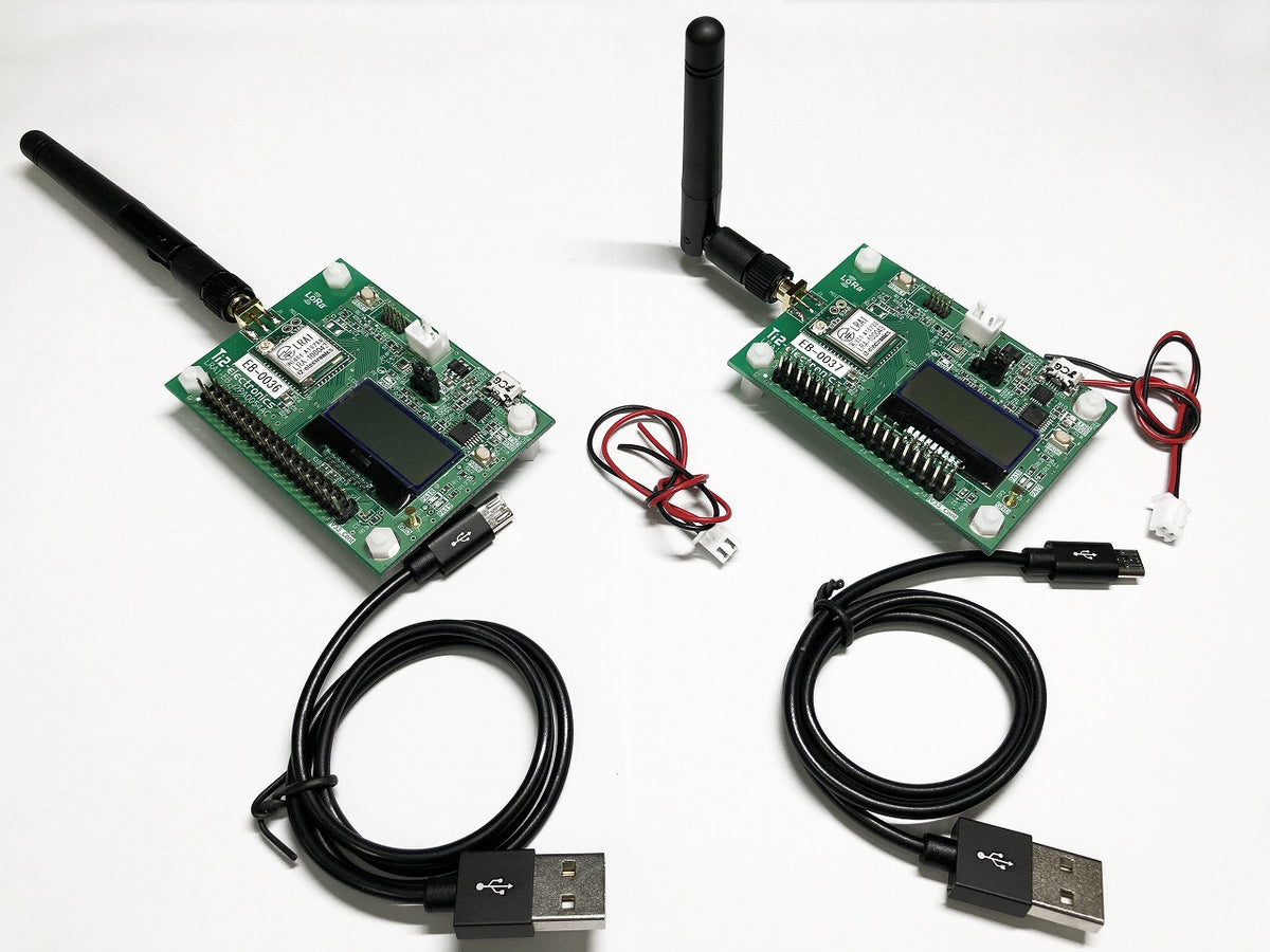 LRA1 LoRa/FSK通信モジュール評価ボード2台セット(SMA外付けアンテナタイプ) LRA1-EB-SMA-2--販売終了 — スイッチサイエンス