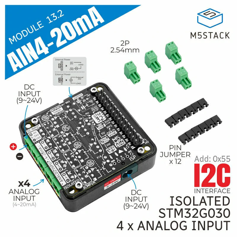 M5Stack AIN4-20mAユニット（STM32G030） — スイッチサイエンス
