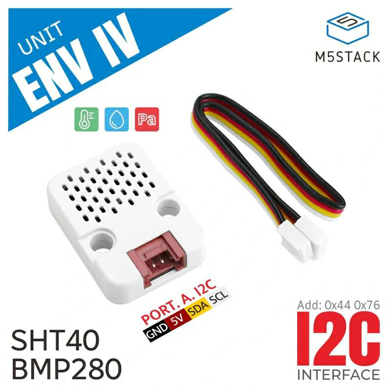 M5Stack用温湿度気圧センサユニット Ver.4（ENV Ⅳ）--在庫限り — スイッチサイエンス