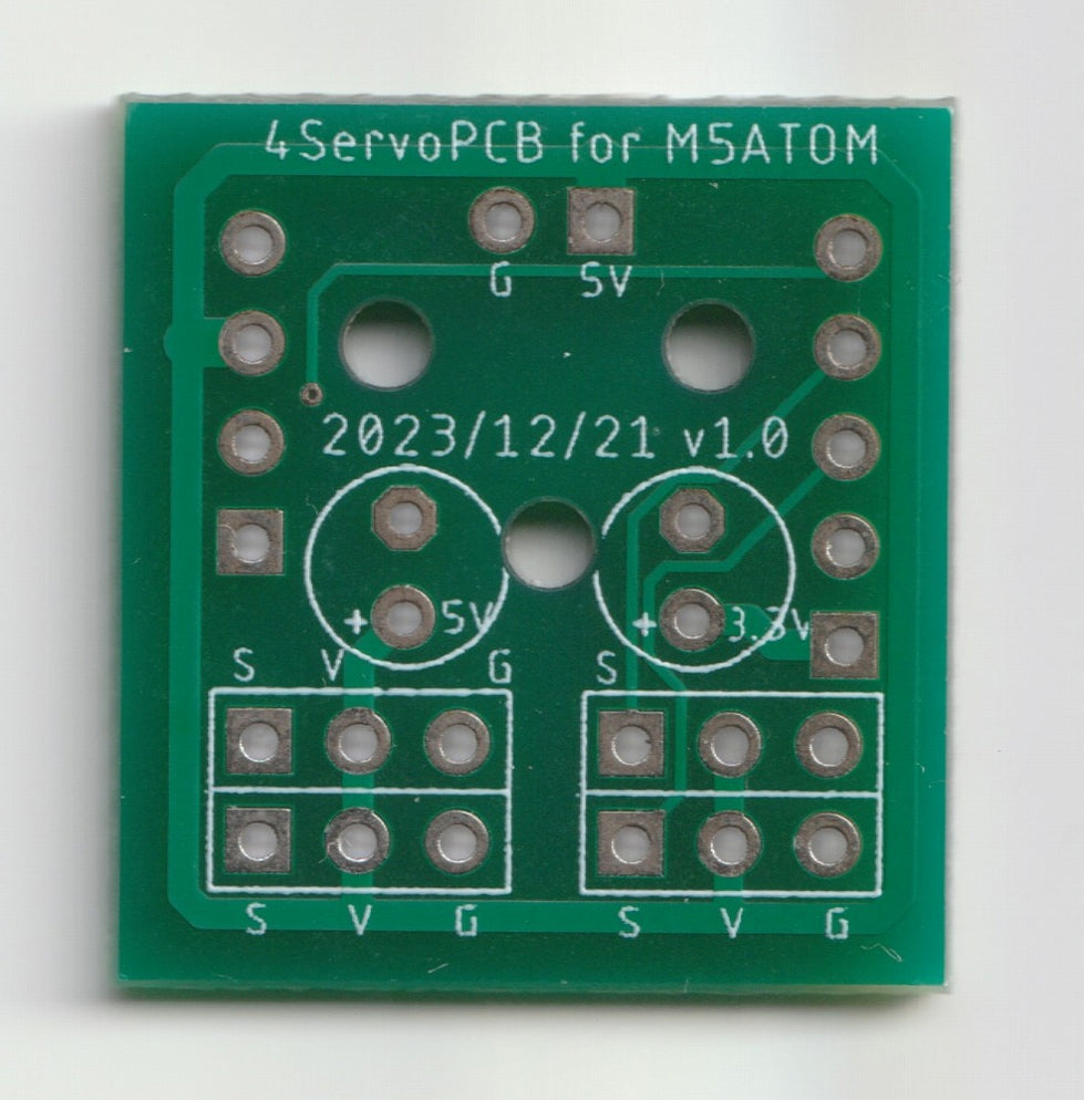 M5ATOM向 4サーボ接続基板 — スイッチサイエンス
