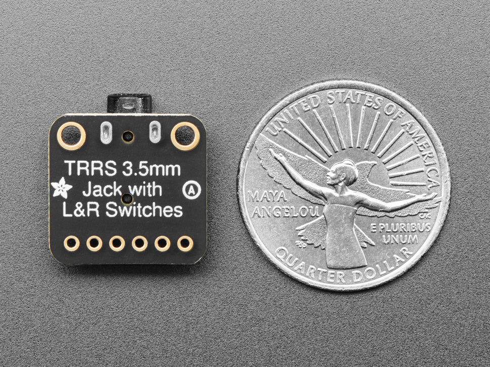 Adafruit 4極（TRRS）オーディオジャック基板 — スイッチサイエンス